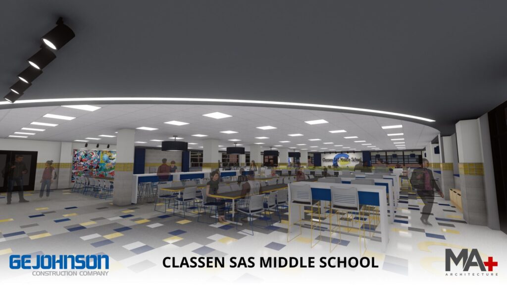 Classen SAS Middle School - Quad Construction