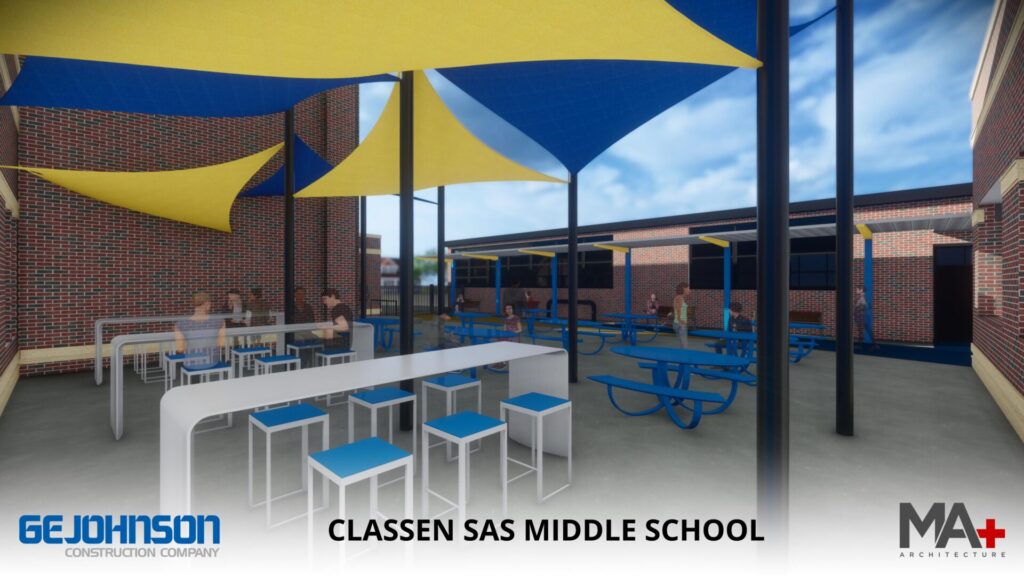 Classen SAS Middle School - QUAD Construction
